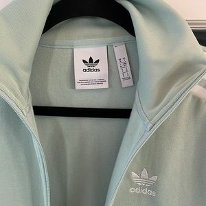 adidas Originals | Shirts | Mens Adidas Zip Up Track Jacket Mint Green ...